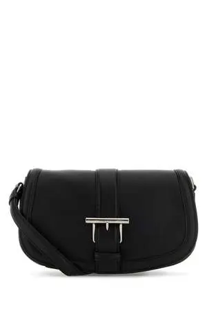 Alexander McQueen 27 Cm Leather Satchel Crossbody Bag With Silver-tone Hardware - Black