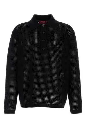 Gucci Crochet Polo Shirt