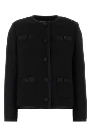 Dolce & Gabbana Wool-blend Blazer For - Black