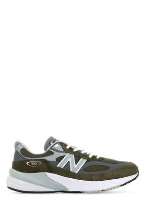NEW BALANCE 990v6 Mesh & Suede Sneakers - Multicoloured