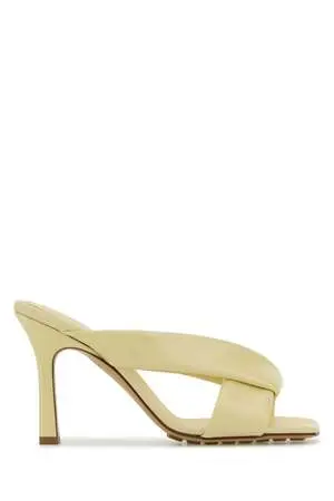 Bottega Veneta Pastel Leather Riva Flat Sandals