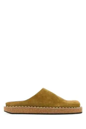 Loewe Suede Slip-on Loafers - Yellow