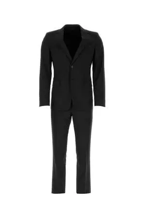 Prada Tailored Wool-mohair Suit With Cupro Lining - Black