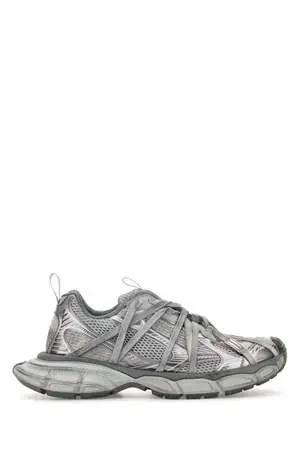 Balenciaga 3xl Extreme Sneaker In Mesh And Rubber - Grey