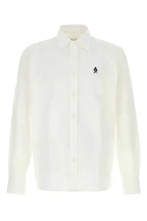 Prada Oxford Shirt In 100% Cotton - White