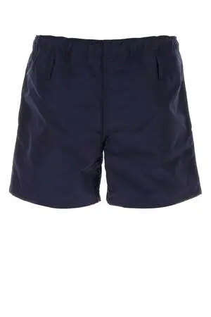 Prada Nylon Swim Shorts For - Blue