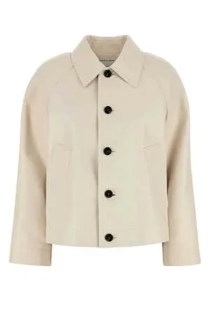 Bottega Veneta Leather Jacket - White