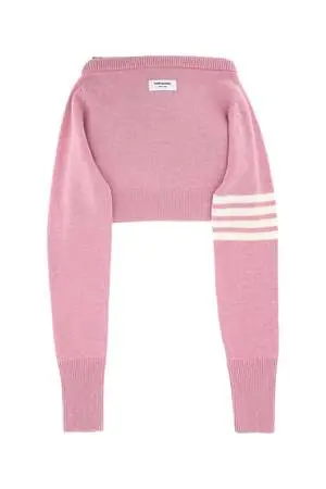 Thom Browne Merino Wool Clutch Bag, 43 Cm X 39 Cm - Pink