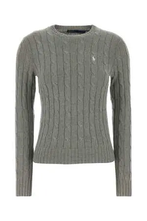 Polo Ralph Lauren Polo Ralph Lauren Women's Cotton Knit Sweater Grey