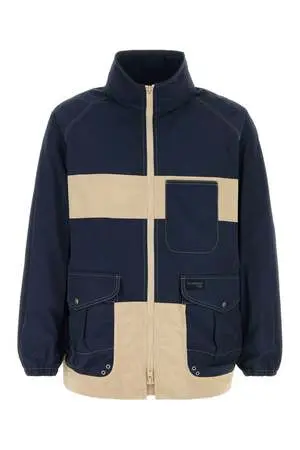 FAY Two-tone Nylon Jacket With Stand Collar - Multicoloured