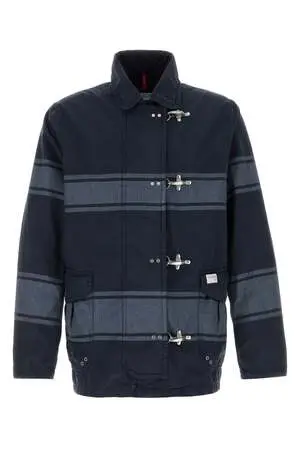 FAY Contrast Panel Cotton Jacket