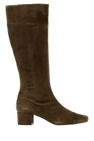 CAREL 5 Cm Heel Suede Chelsea Boots - Brown