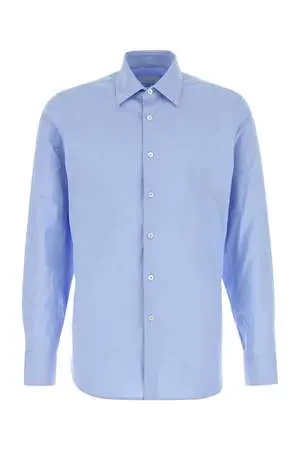 Prada Stretch Poplin Shirt - Light Blue