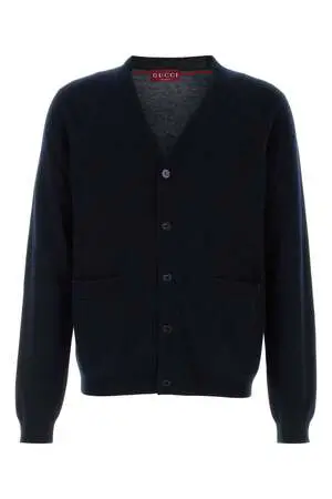 Gucci 100% Cashmere Cardigan - Blue