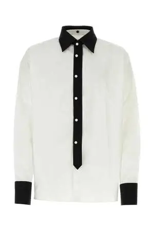 Prada Oversized Poplin Shirt - White