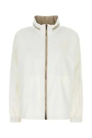 Brunello Cucinelli Polyester-blend Raincoat - White