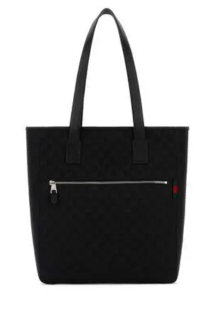 Gucci Gg Fabric Shopping Tote Bag 32cm X 36cm X 12cm - Black