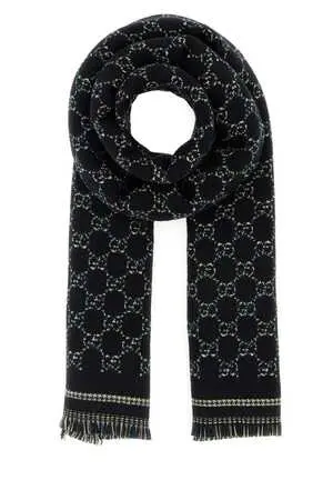Gucci Gg Jacquard Scarf 180 X 47 Cm - Printed