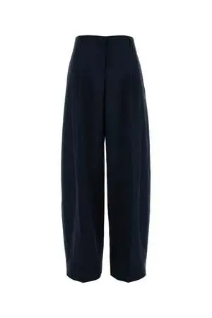 Alexander McQueen Wool Wide-leg Trousers