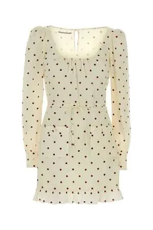 Alessandra Rich Silk Mini Dress - Printed