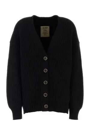 UMA WANG Cashmere Oversize Cardigan - Black