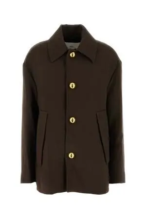 AMI Paris Virgin Wool Jacket - Brown