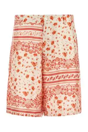 Fendi Silk Bermuda Shorts - Printed