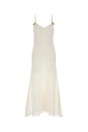 Bottega Veneta Lace Mini Dress - White