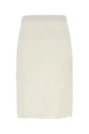 Bottega Veneta Lace Mini Skirt