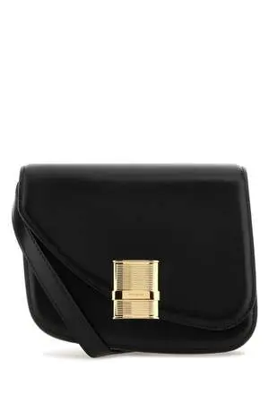 SALVATORE FERRAGAMO Salvatore Ferragamo 19cm Leather Crossbody Handbag With Adjustable Shoulder Strap