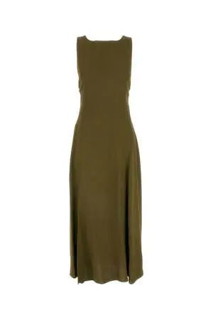 Fendi Sablé Dress With Silk Lining - Green