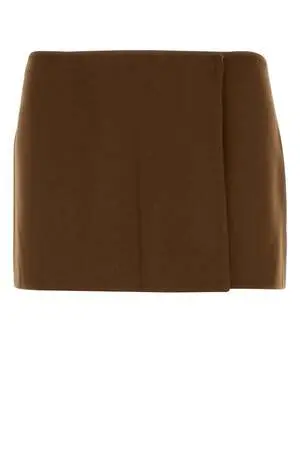 Miu Miu Wool Blend Mini Skirt