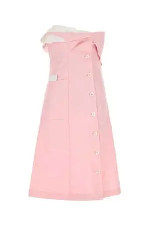 Miu Miu Miu Poplin Mini Dress - Pink