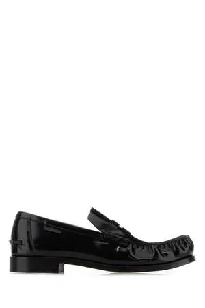Bottega Veneta Leather Loafers - Black