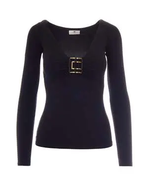 Elisabetta Franchi Fitted Blouses