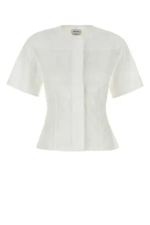 Alexander McQueen Poplin Button-up Shirt For - White