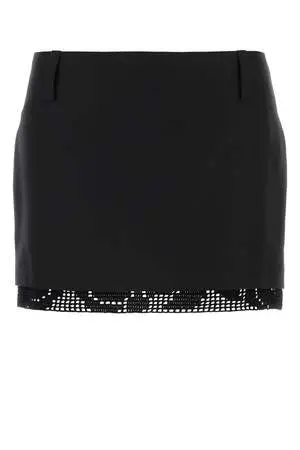 Magda Butrym Silk Lace Mini Skirt