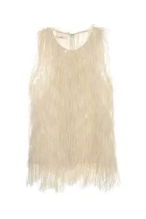 CO Co Embellished Nylon-Blend Top