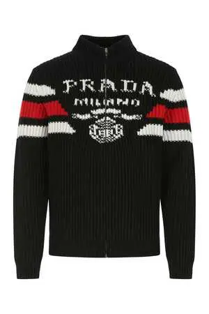 Prada Cashmere Cardigan - Black