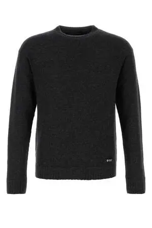 Prada Cashmere-blend Crewneck Sweater - Grey