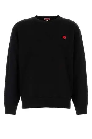 Kenzo Embroidered Flower Logo Crewneck Sweater