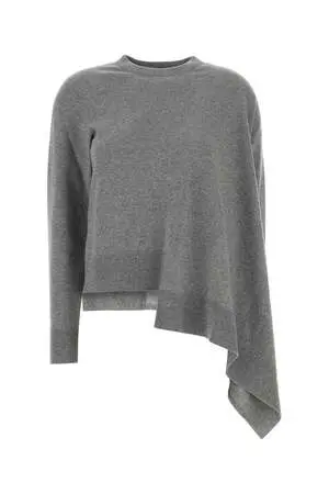 Alexander McQueen Cashmere-blend Knit Sweater - Grey
