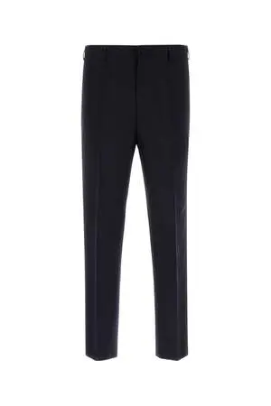 Prada Virgin Wool Dress Pant - Blue