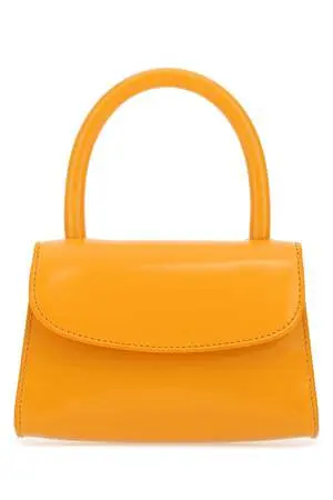 By Far Leather Mini Handbag - Orange