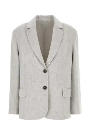 BRUNELLO CUCINELLI Brunello Cucinelli Wool Blazer With Silk-Acetate Lining