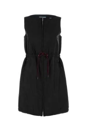 Prada Re-nylon Mini Dress - Black
