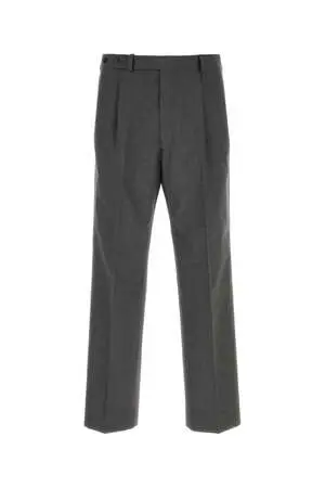 Prada Wool-blend Trousers For - Grey
