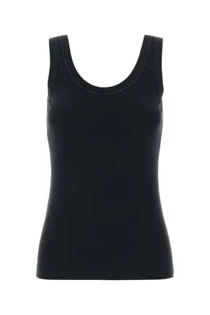 Brunello Cucinelli Ribbed Stretch Cotton Tank Top