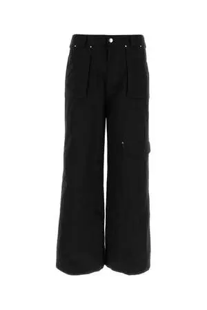 Alexander McQueen Cotton Cargo Pants - Black