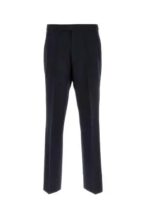 Prada Wool-mohair Blend Dress Pants - Blue